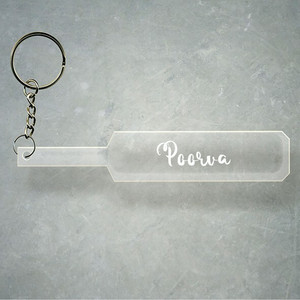 SY Gifts Cricket Bat Logo Design With Poorva Name Key Chain Price in ...