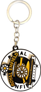 ROYAL ENFIELD Revolving Rotating RE Bullet Bike Metal Keychain spinner ...