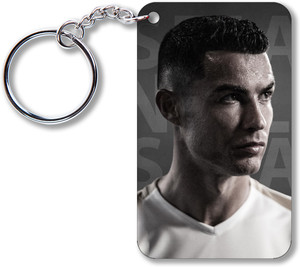 Ourrble Cristiano-Ronaldo Printed Key chains for Gifting, Bike, Car Key ...
