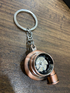 Ride2joy Turbo Keychain with sound and light Key Chain Ring (Rosegold ...