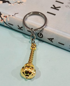 Newview Lord Hanuman Gada gold Metal keychain Key Chain Price in India ...