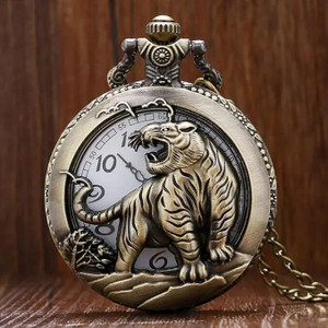 gtrp Tiger Watch Anti Rust Pocket Watch Gift for Men & Women Key Chain ...