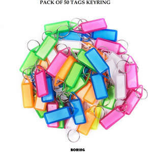 BORING 50 Tags Keychain for hotels & office purposes Key Chain Price in ...