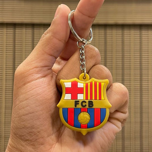 Mubco FC Barcelona Football Club Logo Double Sided Printed Keychain ...
