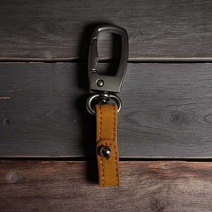 J K INTERNATIONAL Belt Loop Vegan Leather Key Ring Keychain for car and ...