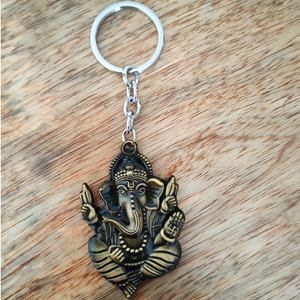 Sullery Hindu God of Beginnings Shree Ganesh Shiva' Son Keychain ...
