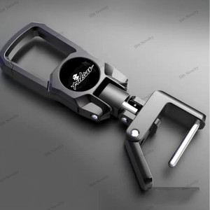 Sbb Novelty Zinc Alloy Black Fob Key Heavy Duty Keychain for all pulsar ...