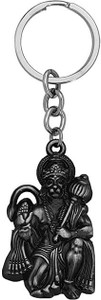 JELECTRICALS Premium Metal Panchmukhi Hanuman Ji Key Ring For Bike and ...
