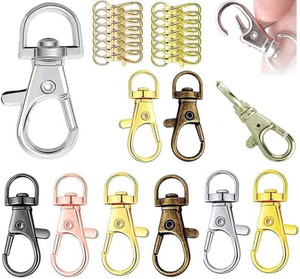 DIY Crafts Metal Lobster Claw Clasps 3/4 Inch Round Ring - 360 Swivel ...