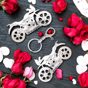 piezart Premium Personalized Royal Enfield Key Chain -RE Himalayan Key ...