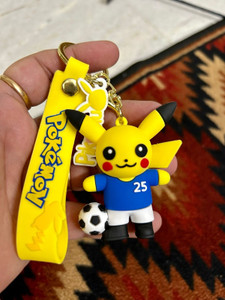 KCA attractive pvc cute blue pokemon pikachu keychain Key Chain Price ...
