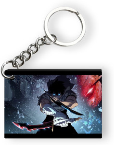 Manga Shop Sung Jinwoo Solo Leveling Anime Keychain With Heavy Metal ...