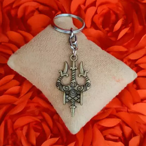 Shiv Jagdamba Lord Shiva Trishul Damaru Mahadev Keyring ShivKey2022219 ...