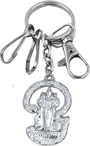 AFH Lord Swamy Murugan Silver Labster Charm Religious Keychain for Men ...