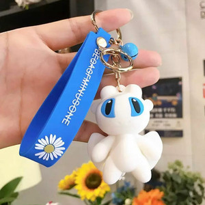 Mubco How to Train Your Dragon Light Fury 3D Keychain Strap Charm ...