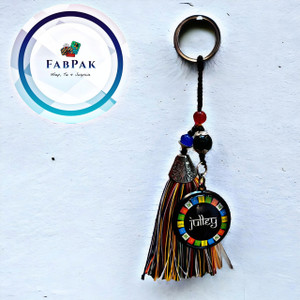 FabPak Tibetan Julley Ladakh Om Mani Padme Hum Tibet Keychain - Black ...