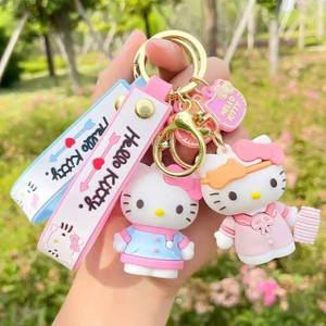 KYOP Cute 3D Hello Kitty Keychain For Girls & Boys Key Chain Price in ...