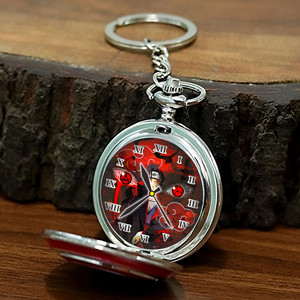 Tiny Tim Antique Pocket-Watch Akatsuki Theme Itachi Print On Dial Car ...