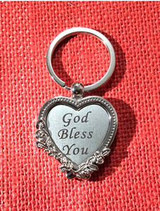 ShopTop Heart shape God Bless You Jesus Christ_KY1440 Key Chain Price ...