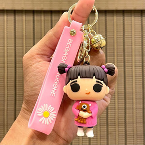 Mubco Monsters Inc Boo 3D Keychain| Strap Charm & Hook | PVC Cartoon ...