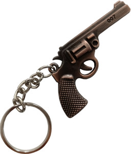 COSMIQE Free Fire Gun Model Revolver Pistol Metal Keychain KeyRing ...