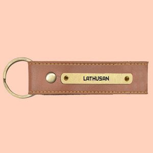 SY Gifts SYG Lathusan Name Vegan Leather Keychain Key Chain Price in ...
