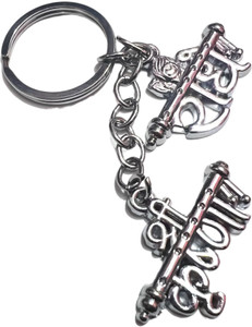 NSV God Radha Shri Krishna Name Metal Keyring Car & bike keychain Key ...