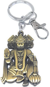 Virom Panchmukhi Hanuman Keychain For Bike Car Home Office Kyes Keyring ...