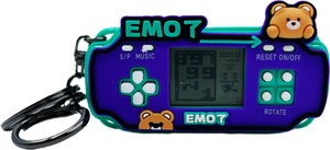 Buko Retro Classic Game Pendant Playable Mini Games with Key Ring (Blue ...