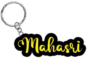 SY Gifts Mahasri Name Black Yellow Name Keychain Key Chain Price in ...