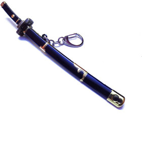 gullibulli UNSHARPED METAL KATANA KEYCHAINS WITH COVER (S013) Key Chain ...