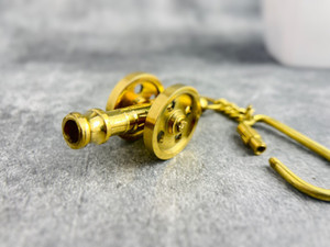 SHAIFIARTWOOD CANNON Keychain | SOLID BRASS | Key Ring for Car/Bike Key ...