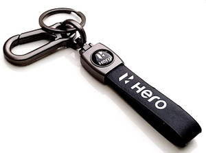 KYOP LEATHER KEYCHAINS AND KEYRINGS COMPATIBLE WITH CAR AND BIKE Key ...
