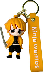 Kraft Crate Zenitsu Agatsuma Inspired 3D Rubber Keychain | Demon Slayer ...