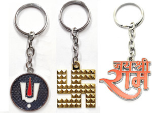 MOREL KEYCHAIN SWASTIK, JAI SHREE RAM&TIRUPATI BALAJI FOR OFFICE HOUSE ...