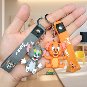 decorxyz Tom and Jerry 3D Keychain for girls pack of 2 set Key chain ...