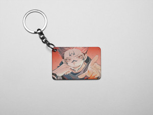 FOKAT Sukuna Jujutsu Kaisen Anime Keychain For Bike, Scooty, Car ...