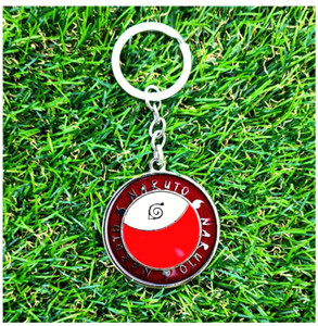 Style Wind Naruto Uchiha Clan Logo Rotating Spinning Metal Key Chain ...