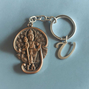 M Men Style Lord Murugan Kartikeya Big Tamil Om with English Initial "U ...