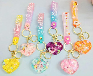 Tera13 Keychain For Girls Heart Shape Keychain For Kids Girls Keychain ...