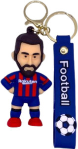 HALSEY Messi FCB jersey 3D Keychain with strap |Keychain For Car, Bike ...
