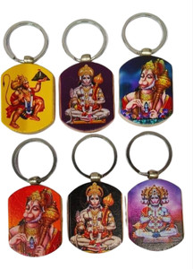 BLESSINGS Set Of 6 Assorted Hindu God Key Chain Price in India - Buy ...