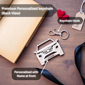 piezart Personalized Maruti Fronx Keychain | SS304 Stainless Steel ...