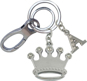 HANDSOME ISK Diamond Princess Crown with A Letter Locking Lock Key ...