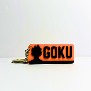 Myprus Goku Keychain – Dragon Ball Z Super Saiyan PLA Anime Keyring ...