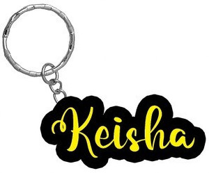 SY Gifts Keisha Name Black Yellow Name Keychain Key Chain Price in ...