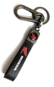 JAINSON MARTIN Bike Logo Honda Wings Leather Strip Hook Keychain ...