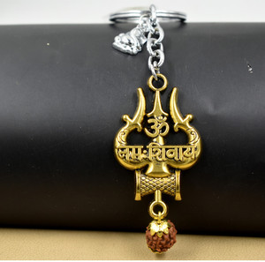 AFH Lord Shiva Om Namah Shivay Lord Ganesh Charms Keychain for Men and ...