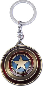 PATHAYAM Captain America Shield Keychain,Captain America Spinning ...