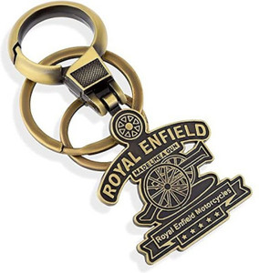 Jainsburys Golden Metal Motorcycle Keychain & Best quality keychain Key ...